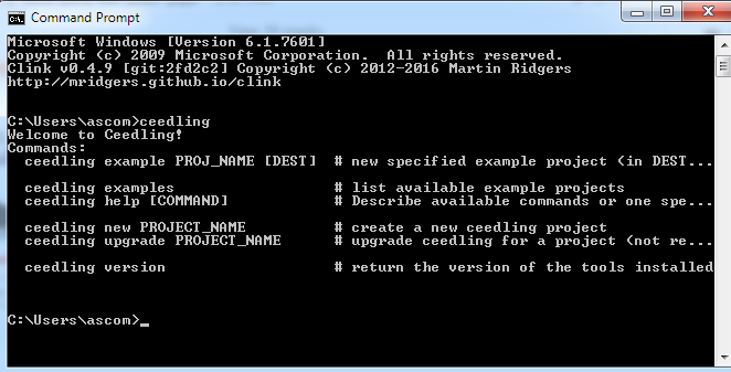 Ceedling only has 6 commands · Issue #458 · ThrowTheSwitch/Ceedling · GitHub
